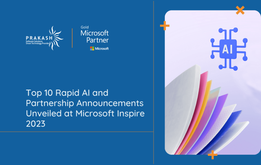 Top 10 AI & Partnerships Revealed at Microsoft Inspire 2023